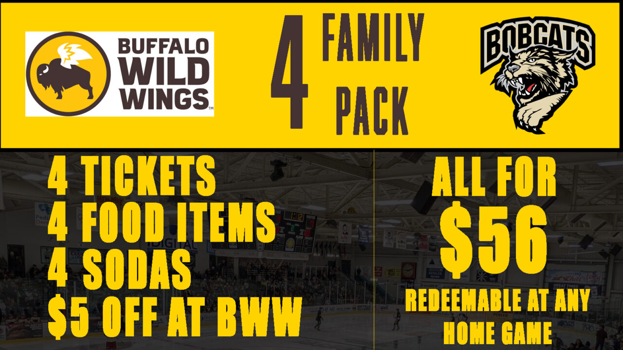 Buffalo Wild Wings Family Pack - BISMARCK BOBCATS