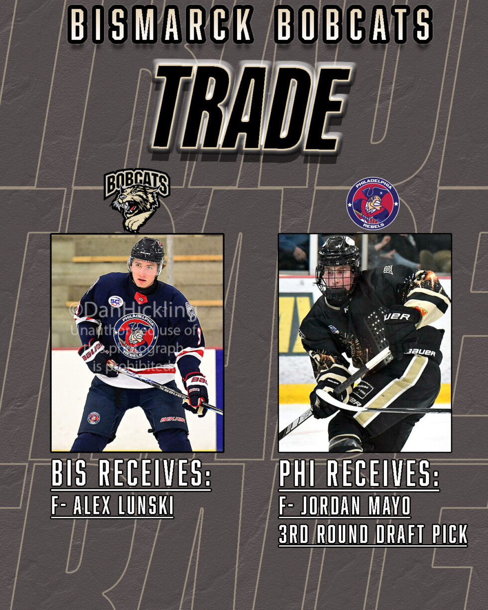Bobcats Complete Trade with Rebels - BISMARCK BOBCATS